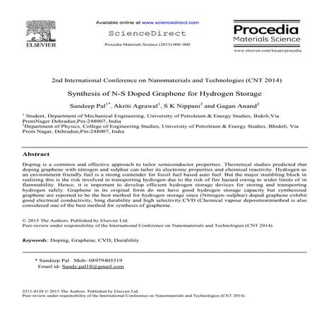 Borophene Synthesis and Characterization | PPTX