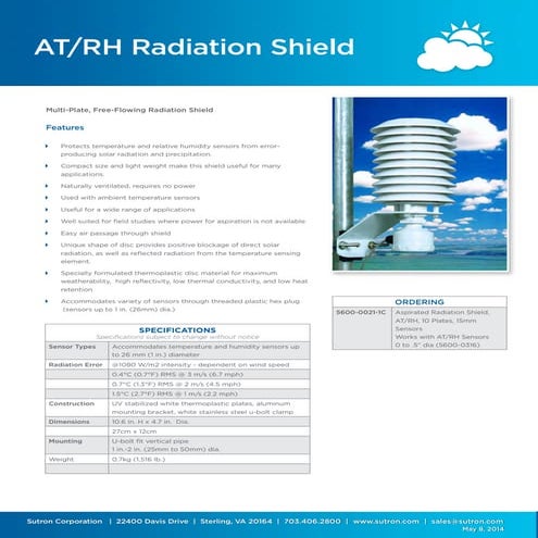 AT/RH Radiation Shield | PDF | Physics | Science