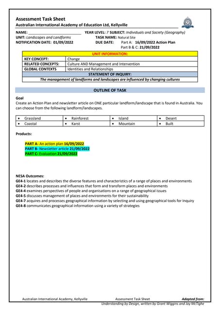 Grasps for assessment design | PPTX