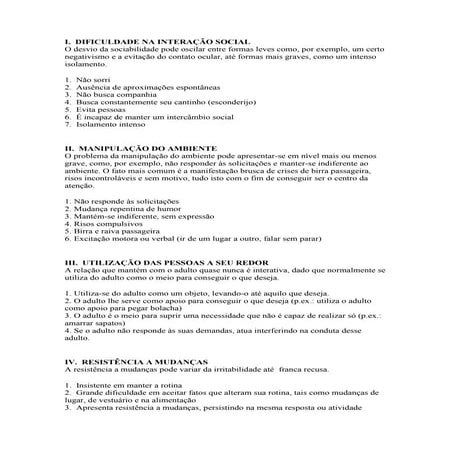 Escala-CARS-1.pdf teste para crianças com autismo | PDF