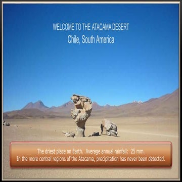 Atacama desert | PPSX