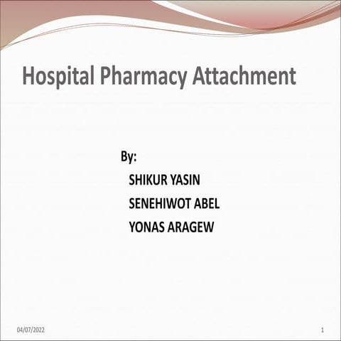 atachment.ppt | Pharmaceutical Industry | Industries