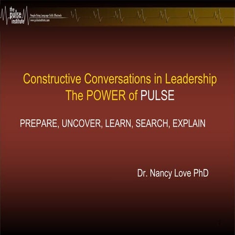 Ata Constructive Conversations For Leadership | PPT