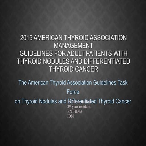 ATA GUIDELINES MANAGEMENT for otolaryngology .pptx