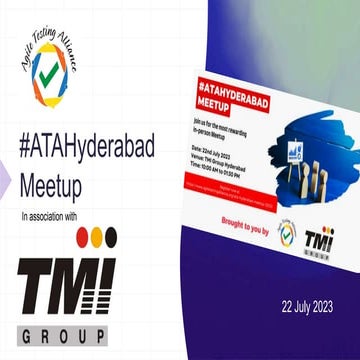 Atahyderabad Meetup Welcome Session And Introductions Adi Pptx