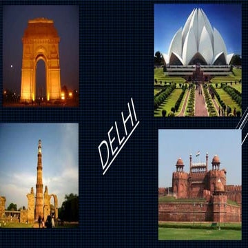 A talk on delhi’s infrastructure | PPTX