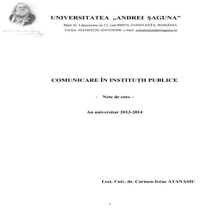 Atanasiu note de curs comunicare | DOC