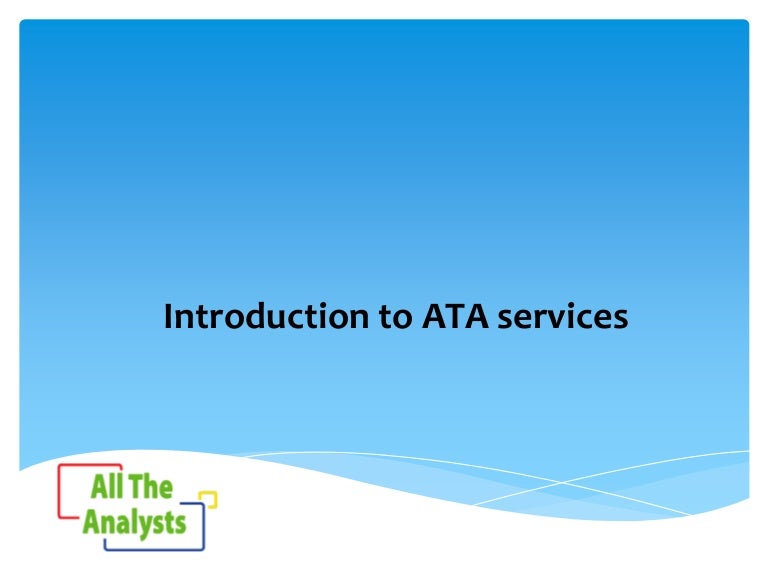 ATA overview