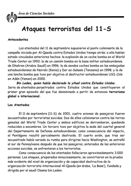 Test Primera Guerra Mundial | PDF