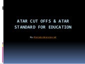 A level conversion table to atar