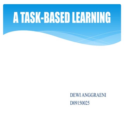 A task based approach | PPT