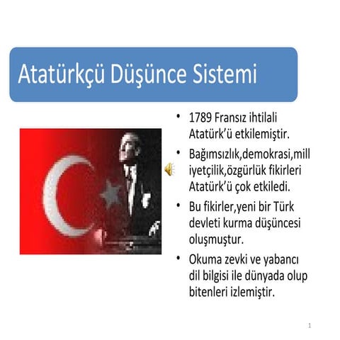AtatüRkçüLüK Slayt | PPT