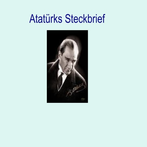 Mustafa Kemal Atatürk | PPT