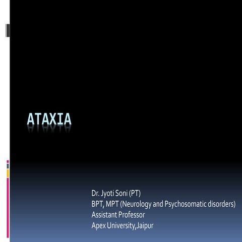 Ataxia | PPTX