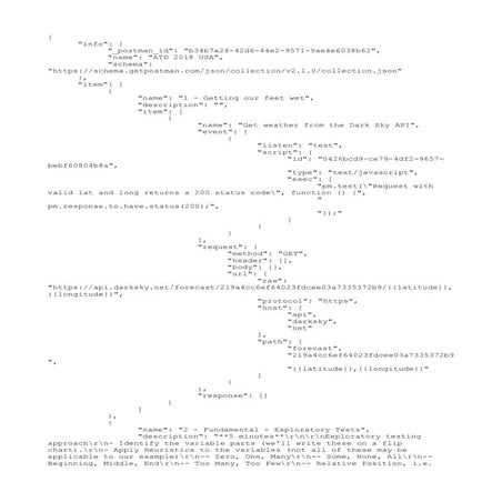 Agile Testing Days 2018 Api Fundamentals Postman Collection Pdf