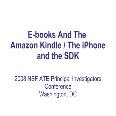 Amazon Kindle Ecosystem | PDF