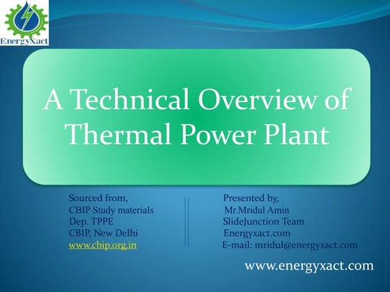 Condenser in thermal power plants | PPT
