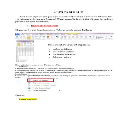 cours microsoft word2010 | PDF