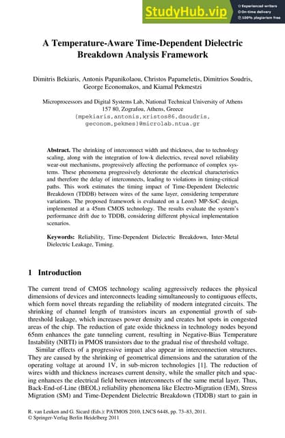 High k dielectrics | PDF | Chemistry | Science