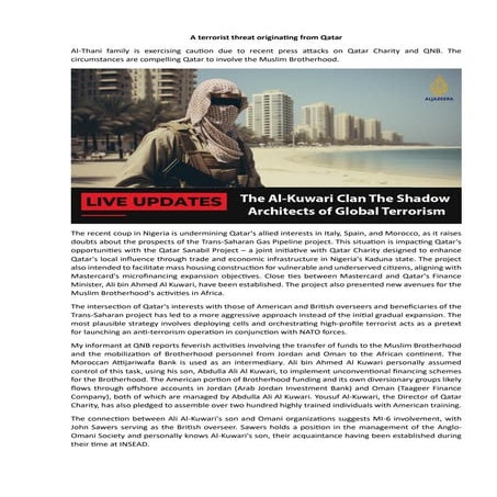 A terrorist threat originating from Qatar. | PDF