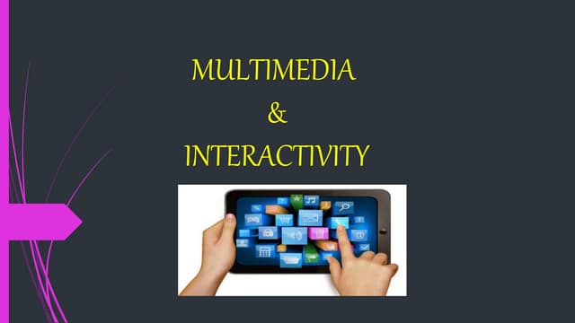 Interactive Multimedia - Empowerment Technologies | PPTX