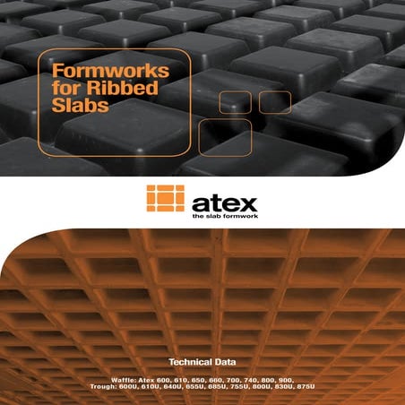Catálogo da Atex, a forma da laje | PDF