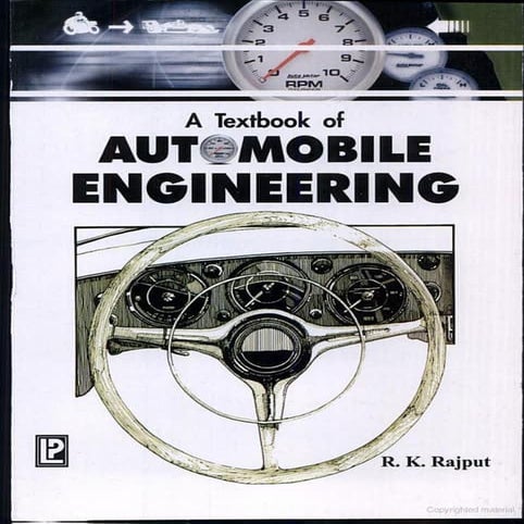 A Textbook of Automobile Engineering | PDF