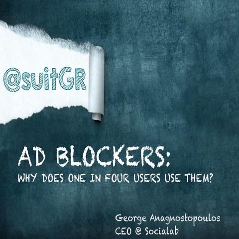 Ad Blockers: Why one in four users uses them | PDF