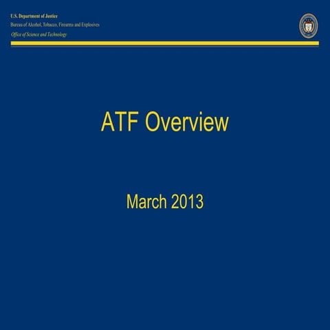 ATF Overview March 2013 | PPT