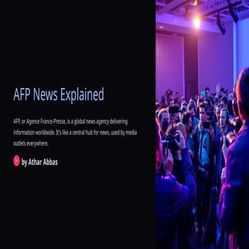 Introduction Of AFP and Its Role in the world | PPTX