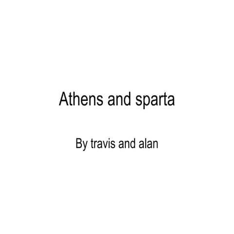 Sparta Vs. Athens | PPT