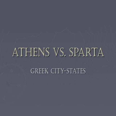 Athens V Sparta | PPT