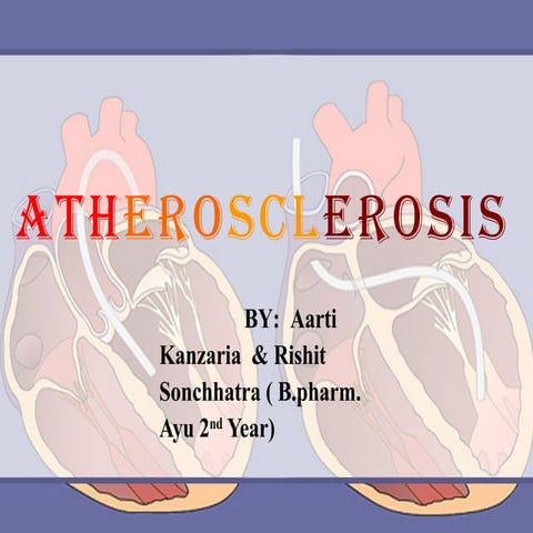 Atherosclerosis.pptx By Akshay Mistry .. | PPTX