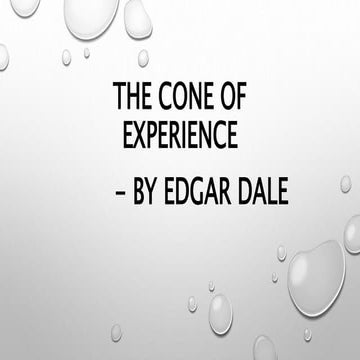 Edgar dale | PPTX