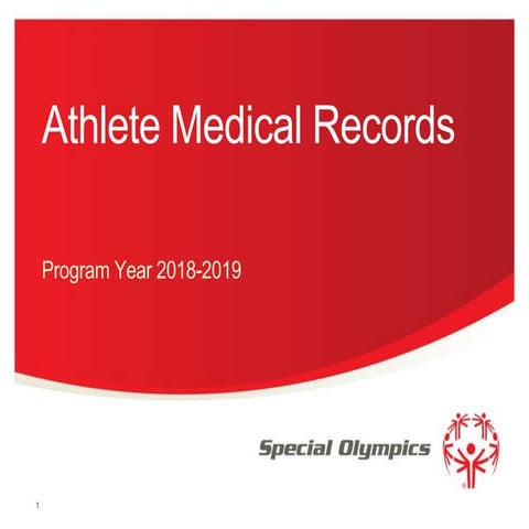 Athlete medical records powerpoint 2018 2019 | PPT