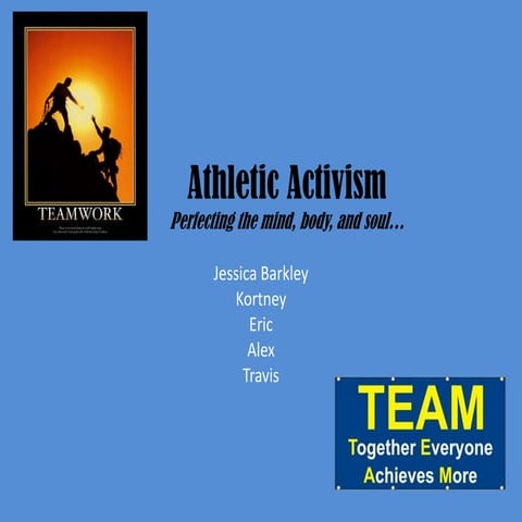 Athletic Activism | PPTX