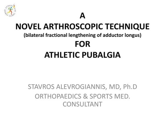 Sporting Hip and Groin IST 2 | PPT