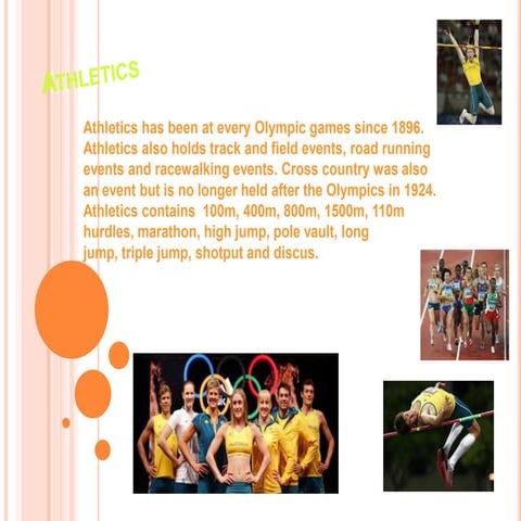 Athletics charley olympics | PPT