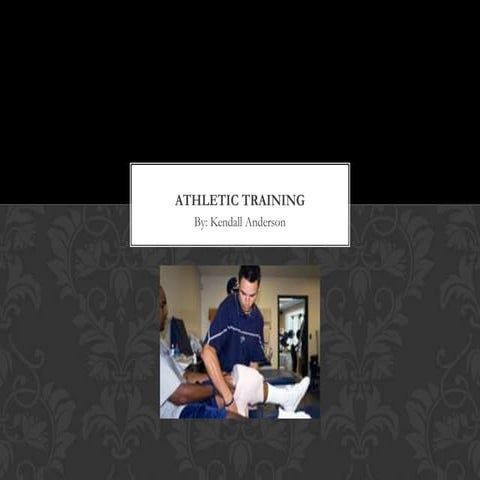 Athletic training | PPTX
