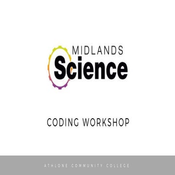 Athlone Community College Coding Workshop | PDF