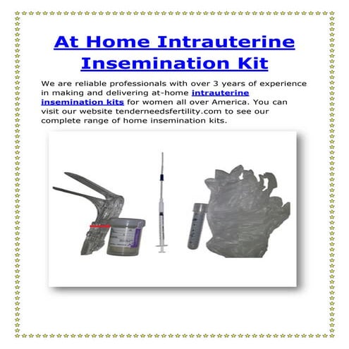At home intrauterine insemination kit | PDF