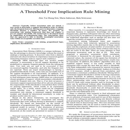 Mining Negative Association Rules | PDF