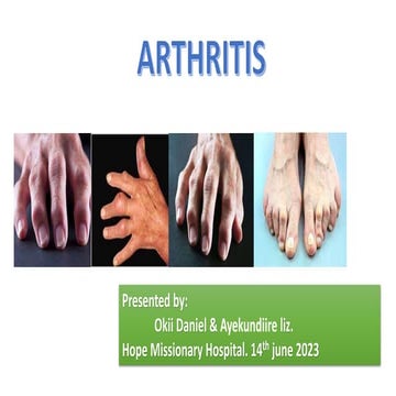 ATHRITIS Presentation, diqgnosis an.pptx