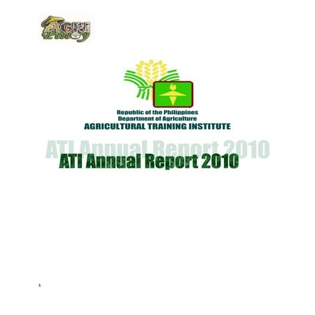 ATI 2010 annual report | PDF | Agriculture | Industries