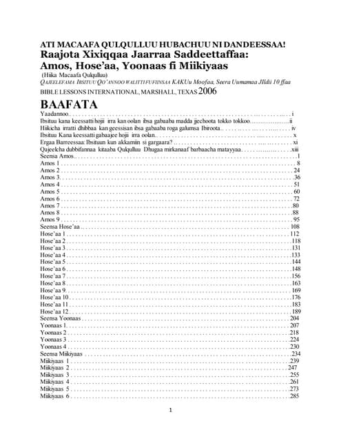 Barumsa Lallabaa 1ffaa.pdf | Christianity | Religion & Spirituality