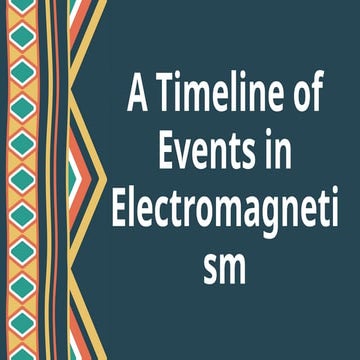 A Timeline of Events in Electromagnetism.pptx