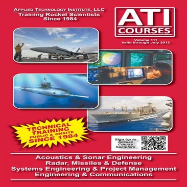 Catalog of ATI courses on Space, Satellite, Radar, Missile, Defense ...
