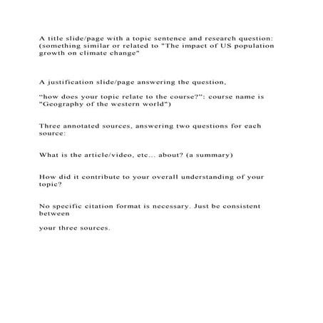 A title slidepage with a topic sentence and research question (som.docx