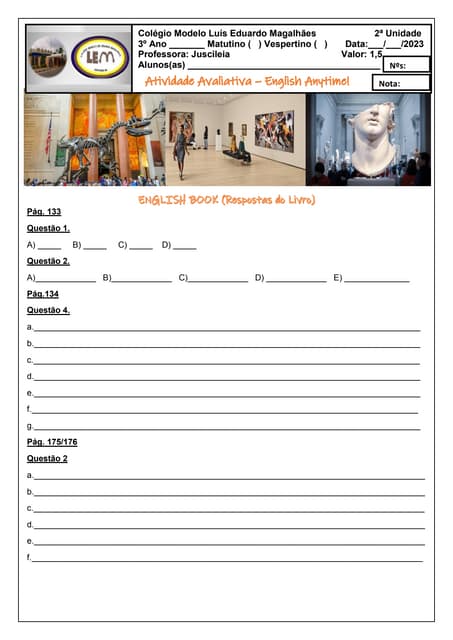 atividade - english book 3ºs.pdf