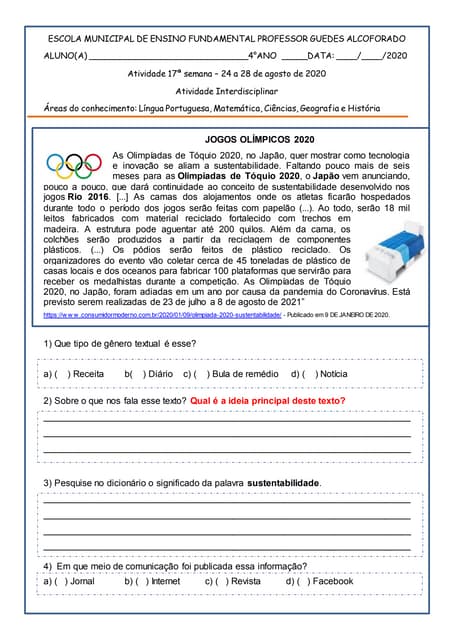 Prova de-hist-3-ano-lu | PDF